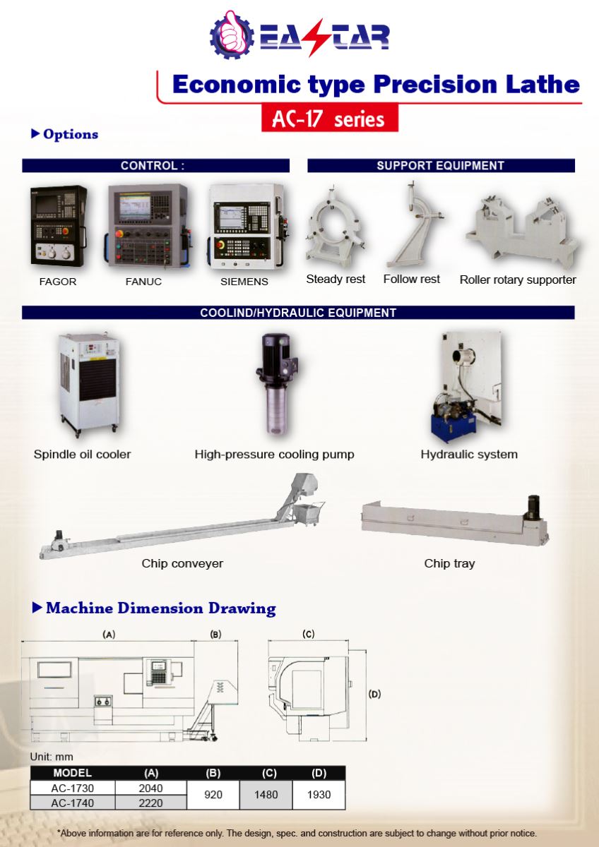 METAL CUTTING MACHINE TOOLS >TURNING LATHE> 7-Flat Bed CNC Lathe>AC ...