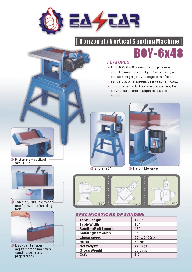 WOOD WORKING MACHINERY>SANDING MACHINE> 1-Disc / Belt / Spindle Sander ...