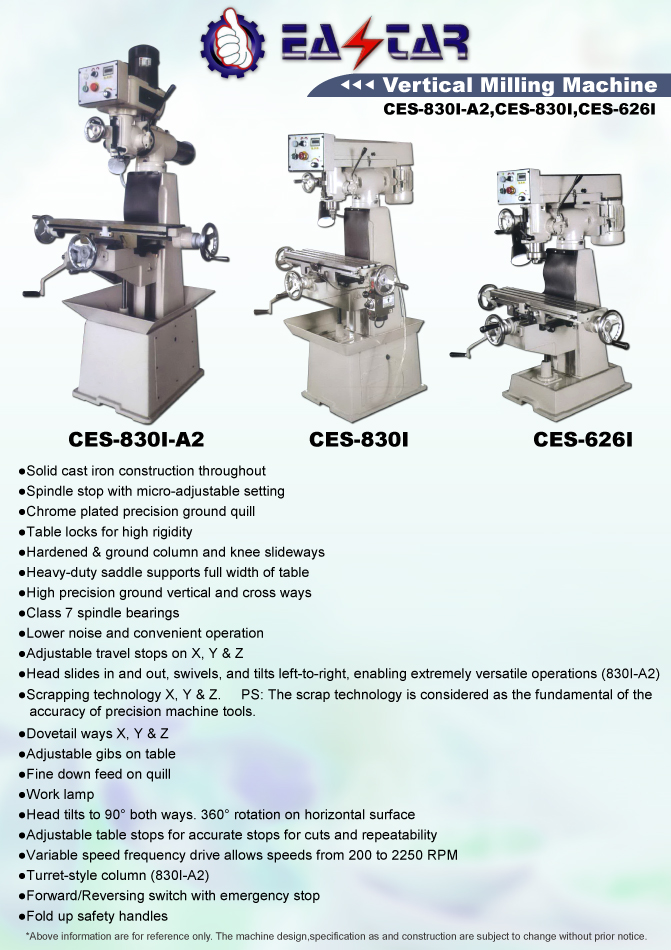 METAL CUTTING MACHINE TOOLS >MILLING MACHINE > 2-Knee Type Turret Mill ...