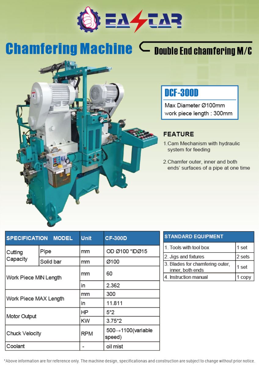 METAL CUTTING MACHINE TOOLS >Pipe-Bar Chamfering Machine> Chamfering ...