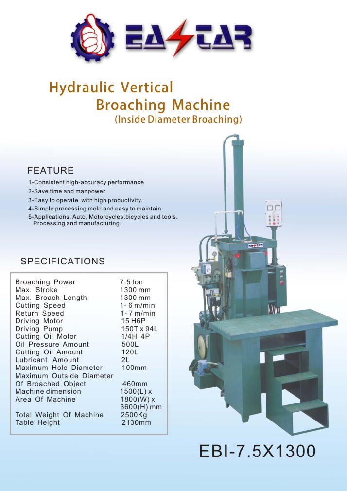 METAL CUTTING MACHINE TOOLS >SHAPER / SLOTTER / BROACHER> 3-Broacher ...