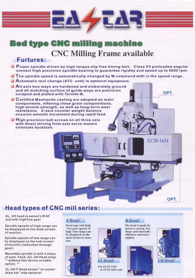 METAL CUTTING MACHINE TOOLS >MILLING MACHINE > 10-Knee Type/Bed Type ...