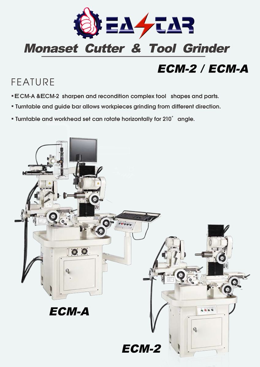 METAL CUTTING MACHINE TOOLS >TOOL GRINDER> 1-Universal Tool Grinder>ECM ...
