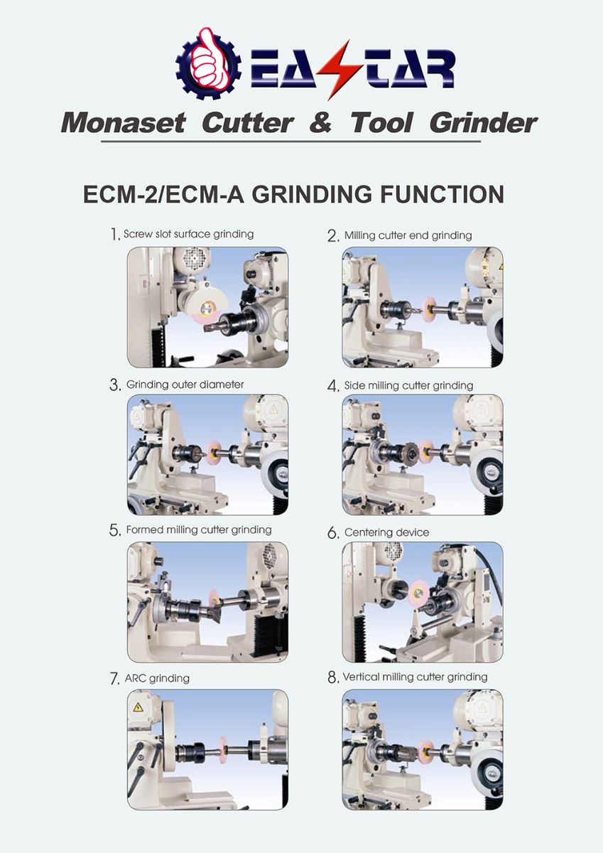 METAL CUTTING MACHINE TOOLS >TOOL GRINDER> 1-Universal Tool Grinder>ECM ...