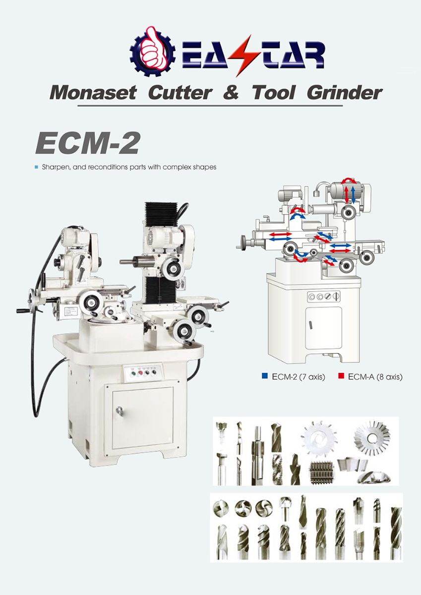 METAL CUTTING MACHINE TOOLS >TOOL GRINDER> 1-Universal Tool Grinder>ECM ...