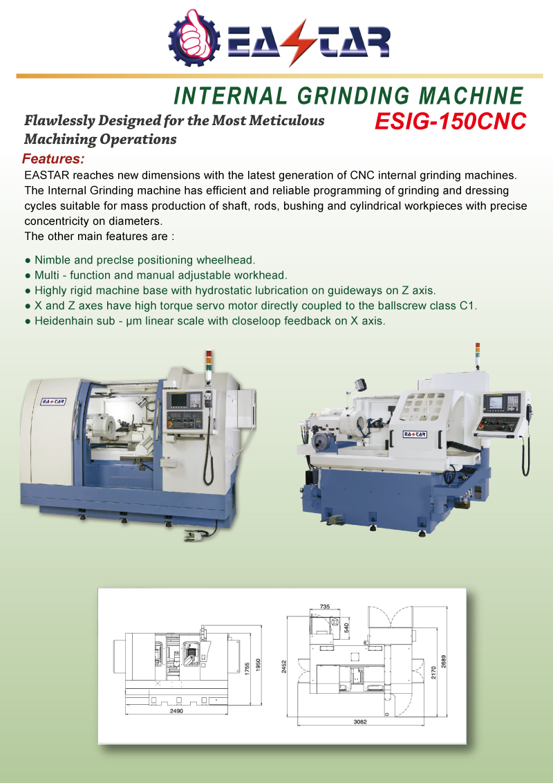 METAL CUTTING MACHINE TOOLS >GRINDING MACHINE> 9-Internal Grinder>ESIG ...
