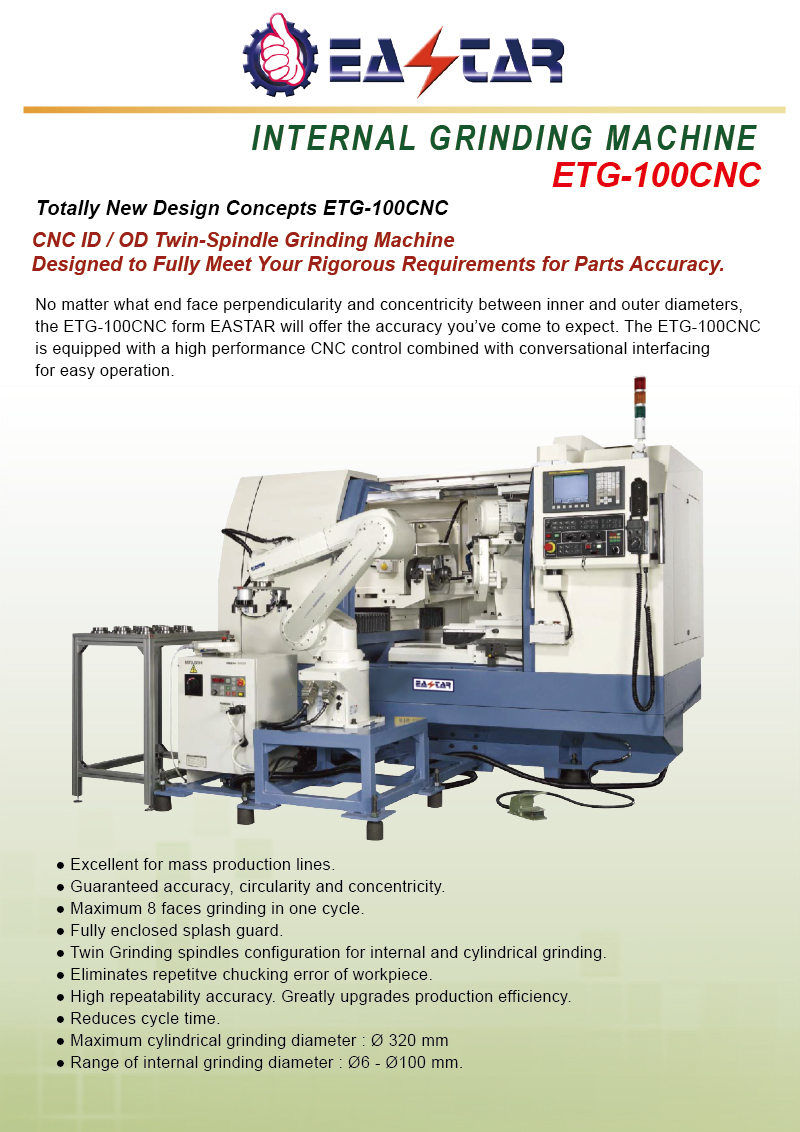 METAL CUTTING MACHINE TOOLS >GRINDING MACHINE> 9-Internal Grinder>ETG ...