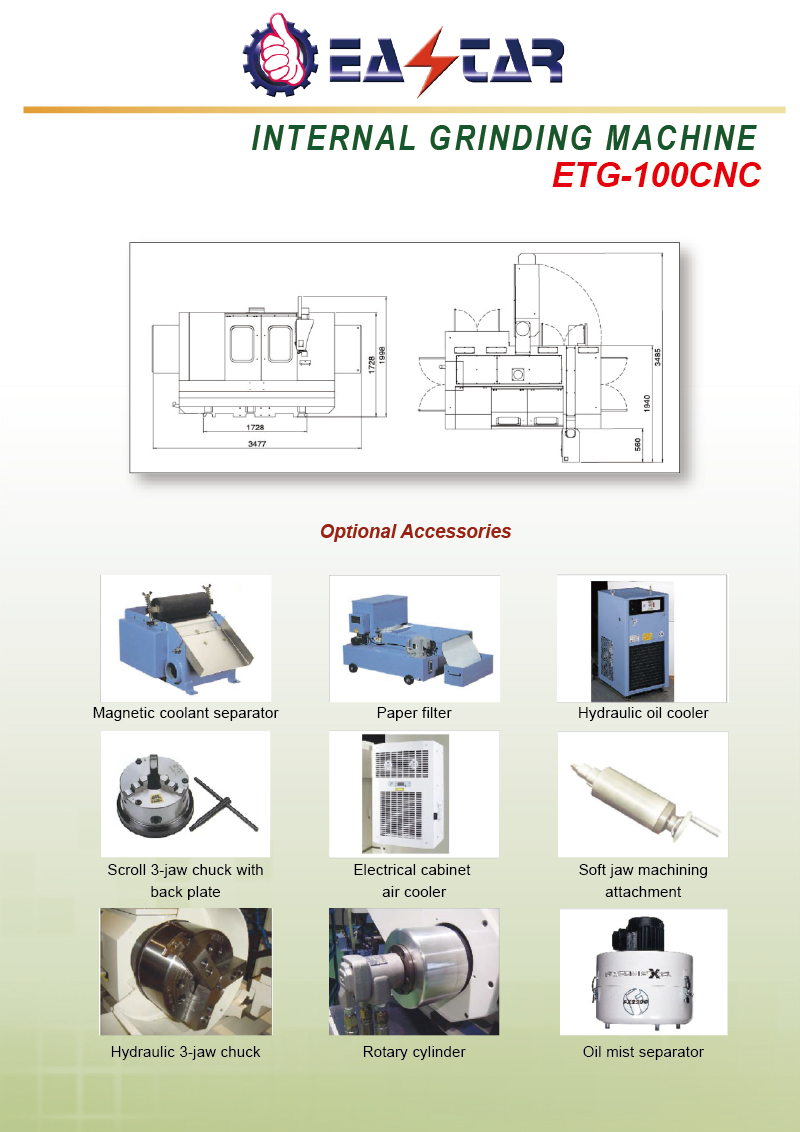 METAL CUTTING MACHINE TOOLS >GRINDING MACHINE> 9-Internal Grinder>ETG ...