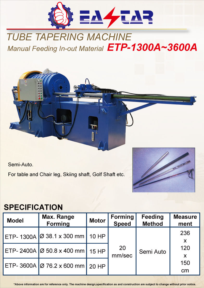METAL FORMING/PROCESSING MACHINERY>TUBE PROCESSING M/C> 8-Tube/Tapering ...