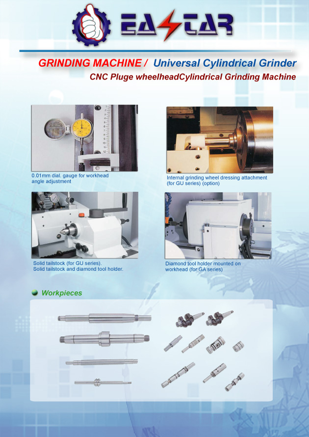 METAL CUTTING MACHINE TOOLS >GRINDING MACHINE> 7-Cylindrical Grinder>GU ...