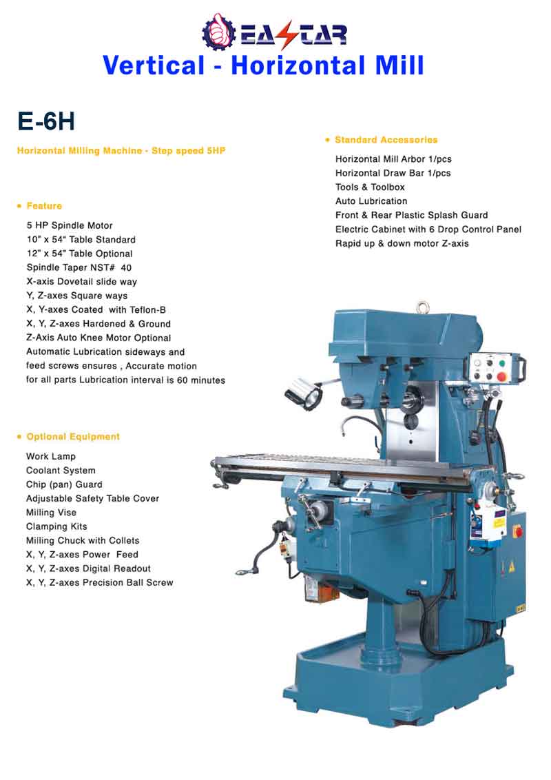 Universal Milling Machine Parts