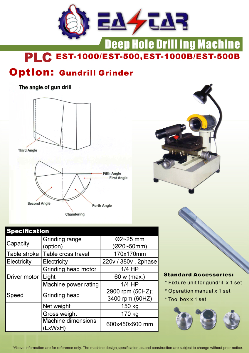 METAL CUTTING MACHINE TOOLS >DRILLING / TAPPING M/C> 5-Deep Hole Drill ...