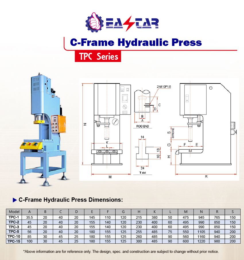 METAL FORMING/PROCESSING MACHINERY>PRESSING M/C> 3-Hydraulic Press>TPC ...
